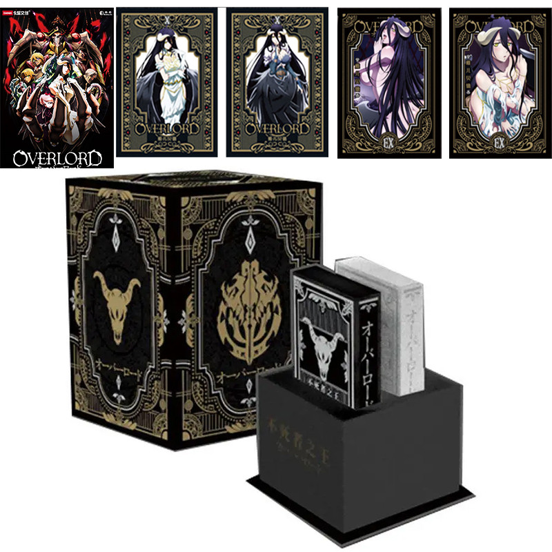 Anime Overlord Limited Edition Collection Metal Drop Glue Sier Card ...