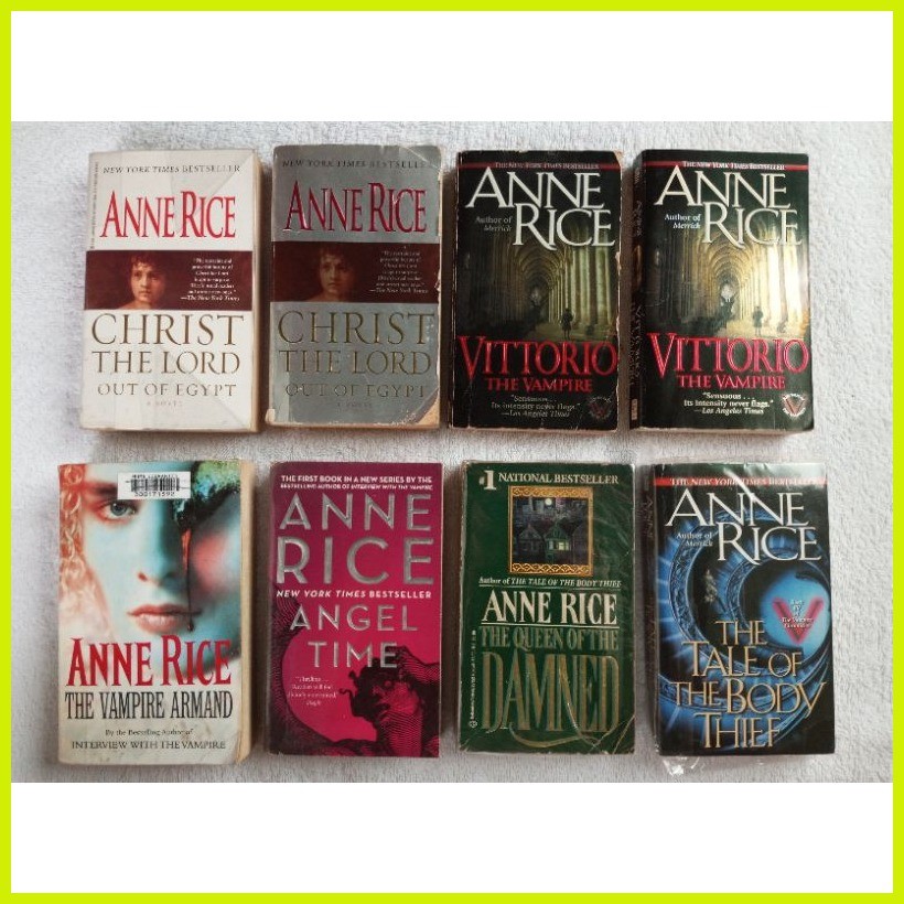 ♟ Anne Rice Books - Vampire Chronicles (The Queen of the Damned, The ...