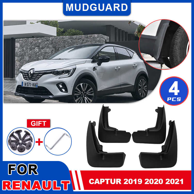 Mudflaps Fender Para sa Renault Captur 2019 2020 2021 Auto Parts Mudguards Flap Splash Mud ...