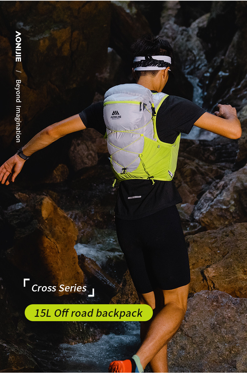 AONIJIE C9116-15L Trail Running Hydration Backpack Lightweight for Hiking Camping Cycling ...