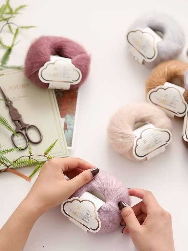 【Yunyu】Silk 70 South African Baby Mohair Ball Hand Knitting Thin Yarn ...