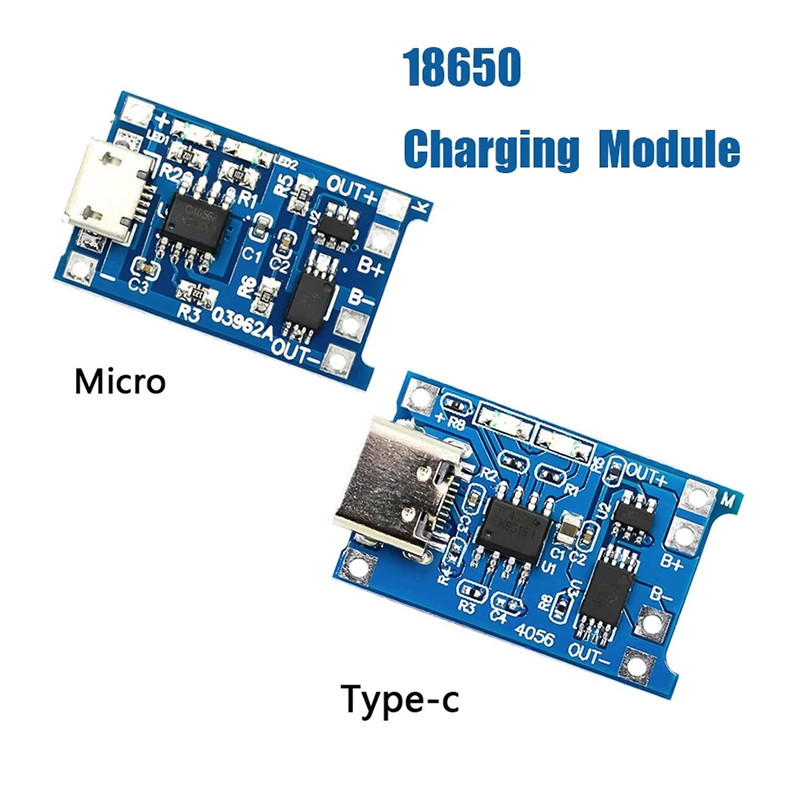 TP4056 battery 18650 charger module With Protection Micro/Type c ...