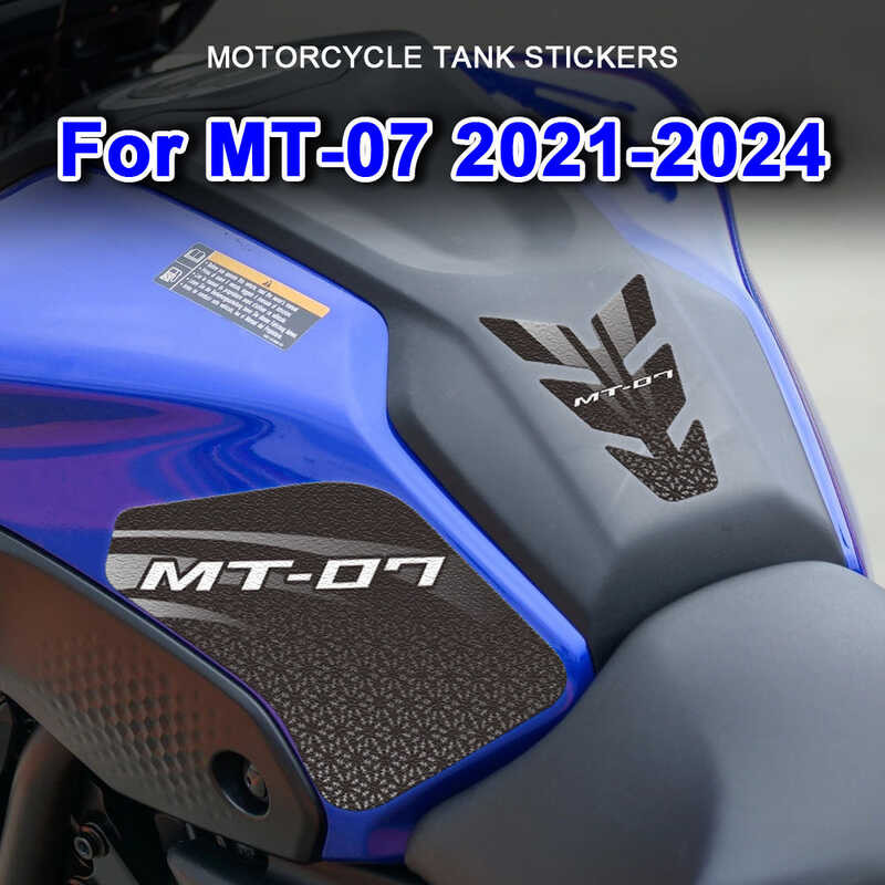 Tank Motorcycle Fuel Pad Sticker Accessories For Yamaha MT07 MT 07 MT ...