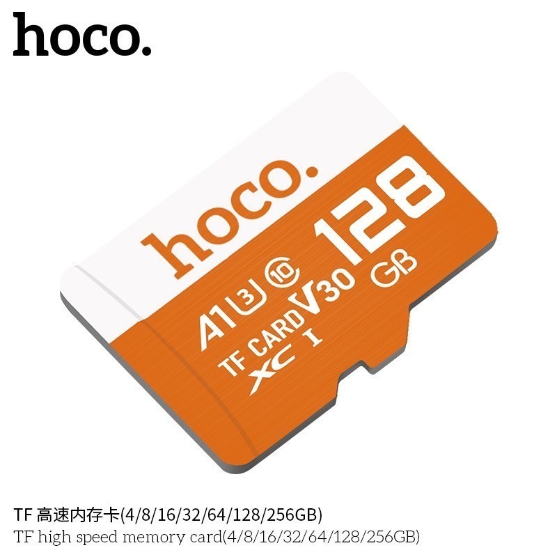 HOCO TF Card/Micro SD Memory Class 10 Capacity 64Gb Video Vice 4K ...