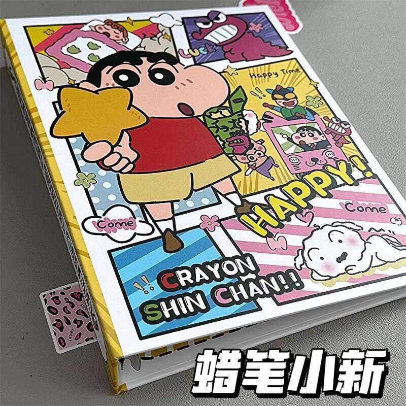 Crayon Shin-chan High-Value Student Fan Card Collection Book Large Hard ...
