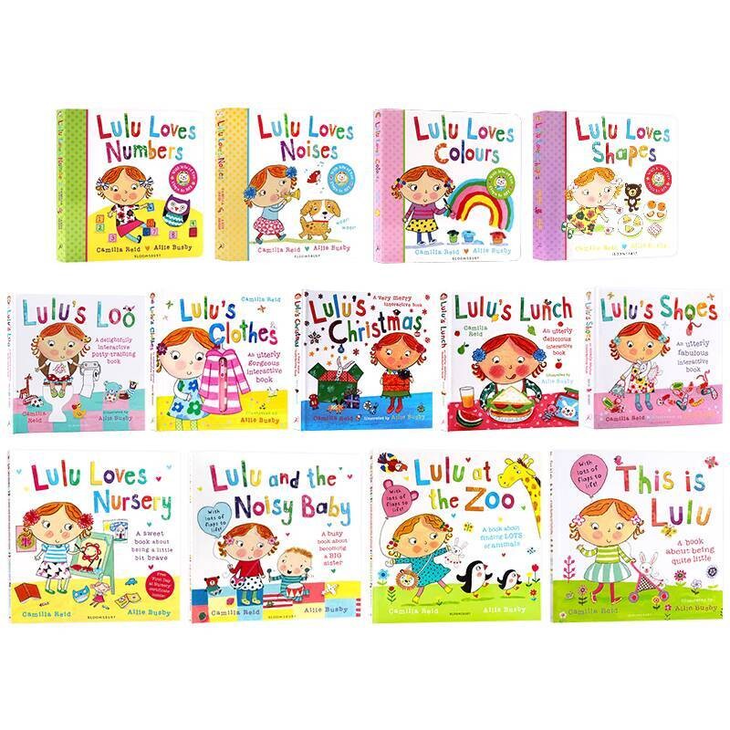 Original English Picture Book I Love Lulu Series Lulu's Loo/Shoes/Lunch ...