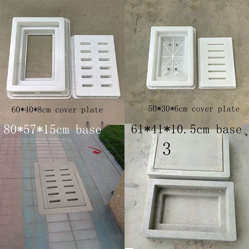Cement Ditch Cover Mold Water Grate Cement Drainage Manhole Cover ...