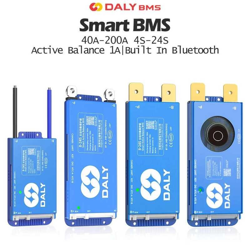 Smart BMS Daly with BT WiFi 4S 12V 8S 24V 16S 48V 40A 100A 150A 200A Active Balance | Shopee ...