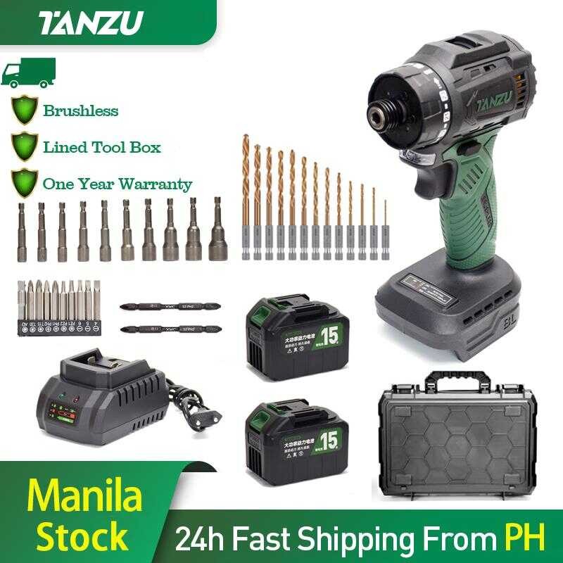 TANZU 80NM TZ-S-80 MT-21V Brushless Motor Cordless Screwdriver Cordless ...