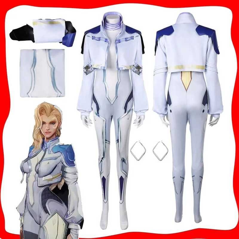 Xj Rivals Cosplay Women Fantasy Coat Jumpsuit Costume Disguise Outfits ...