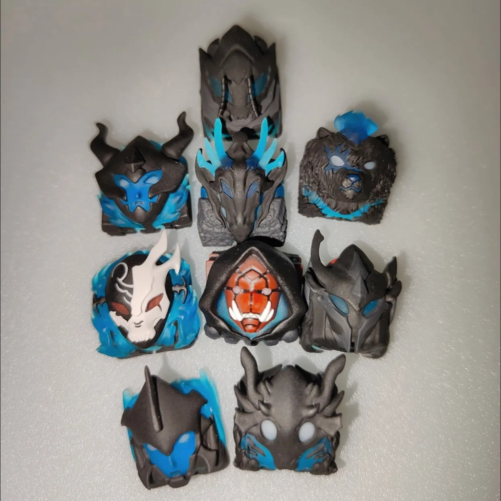 Solo Leveling Keycaps Cool Cartoon MX Switch 3D Mechanical Resin Anime ...