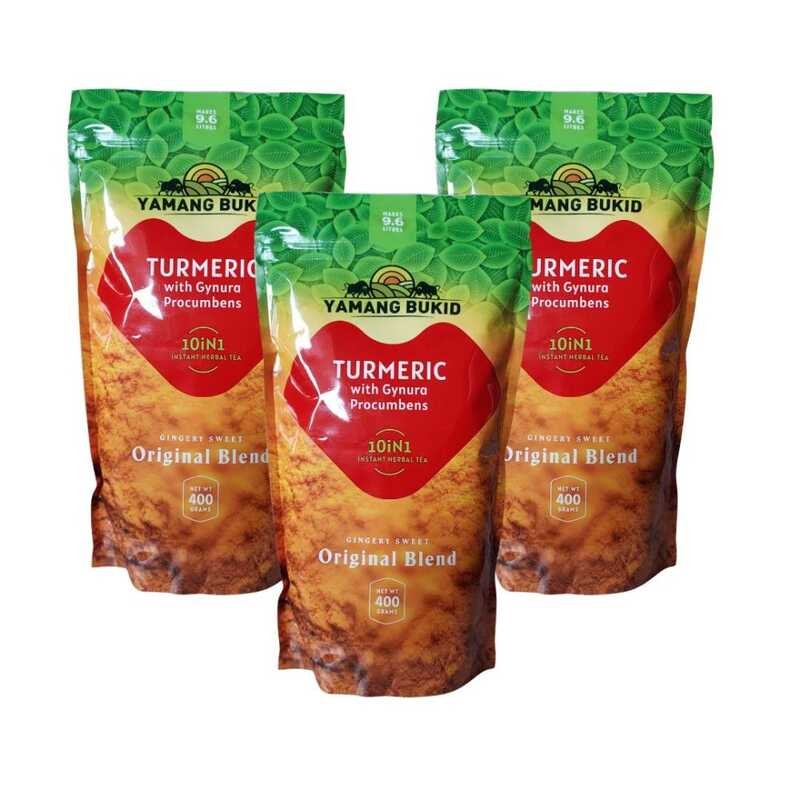 Yamang Bukid Turmeric 10-In-1 Tea SET A (3 Pcs 400G) 637 | Shopee ...
