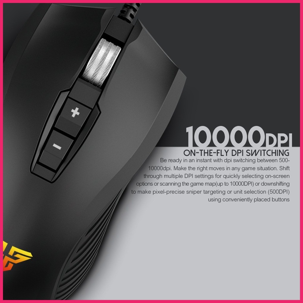 Fantech X14s Rangers Macro RGB Gaming Mouse with 7D Macro Function Performance and Programmable ...