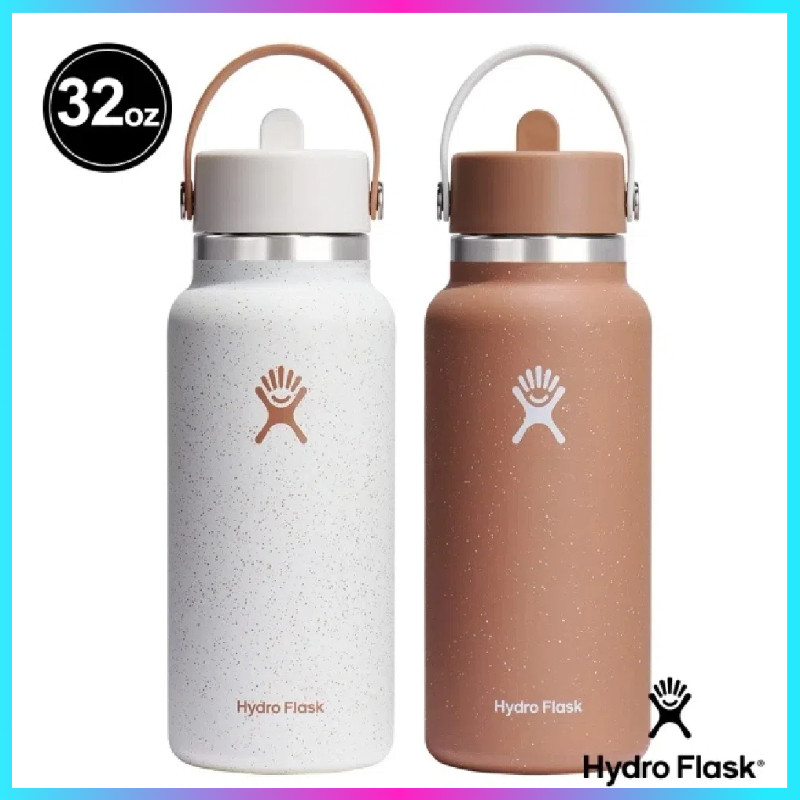 Hydro Flask 40oz/ 32oz Wide Mouth Bottle Flask with Flex Cap Stainless ...