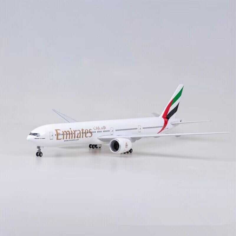 Scale 1/160 45Cm Diecast Model A380/B777 Emirates Airways Boeing 777 ...
