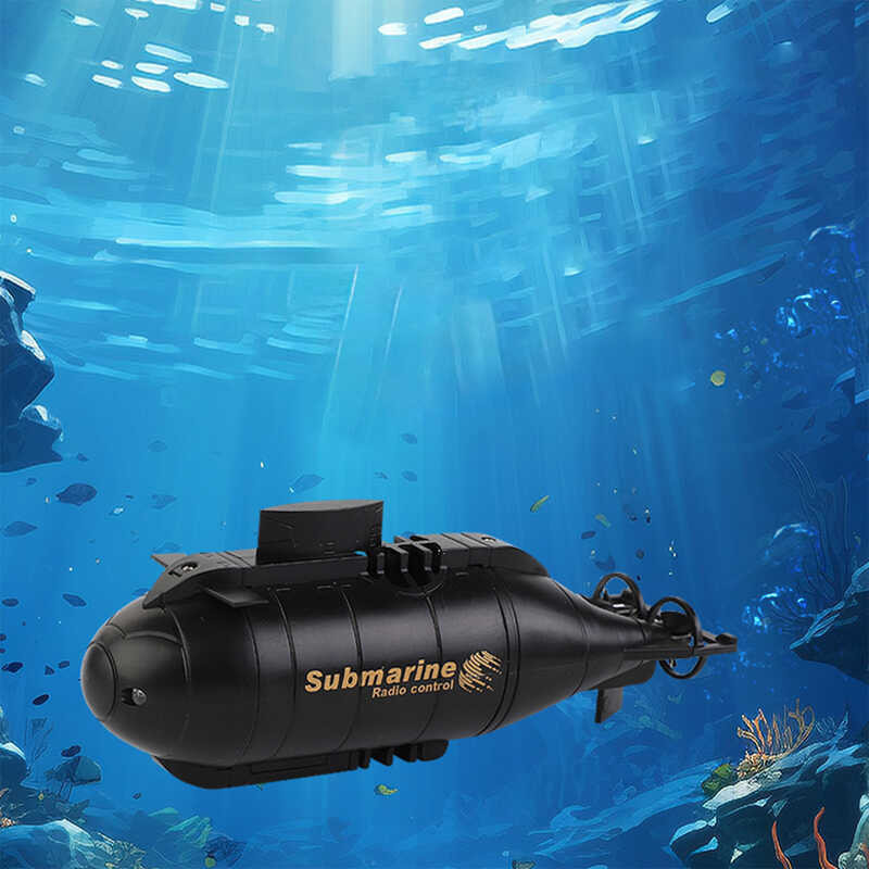 RC Mini Submarine Dual Propellers Wireless RTR Boat Remote Control Ship ...