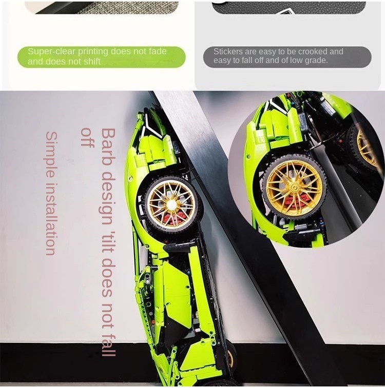 Compatible with Lego Wall Building Blocks Display Photo Frame Porsche ...