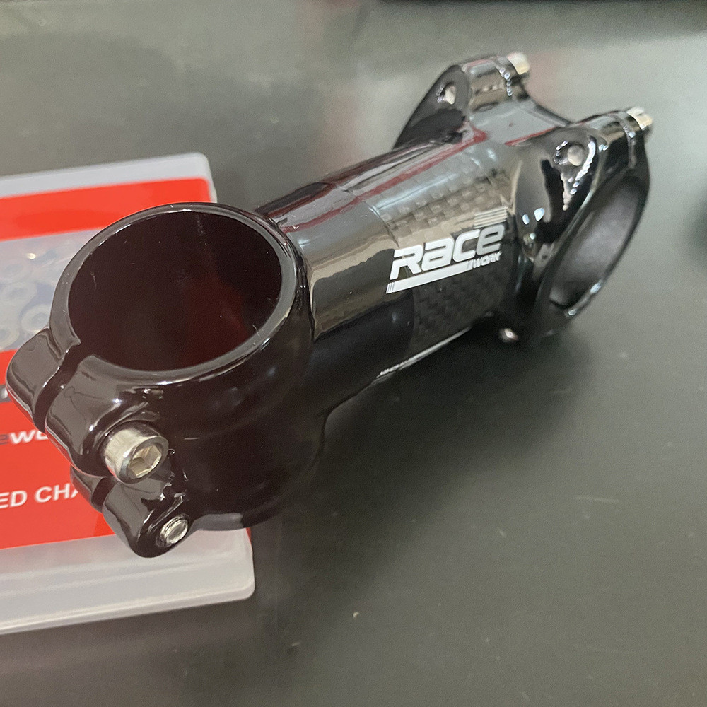 RACEWORK Carbon Fiber Handle Stem 6/17 Degrees Positive and Negative ...