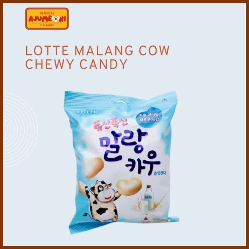 Lotte Malang Cow Chewy Candy Milk / Strawberry 79g | Shopee Philippines