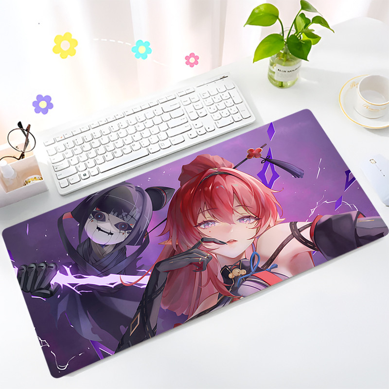 Yin Wuthering Waves Mouse Pad PC Kawaii Anime Gamer Cabinet Mousepad ...
