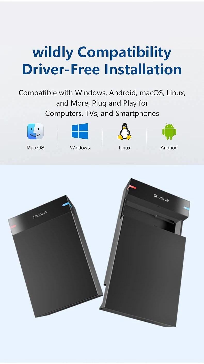 [Local Shipment] 2.5/3.5 inch HDD Case USB3.0 Hard Drive Enclosure SATA ...