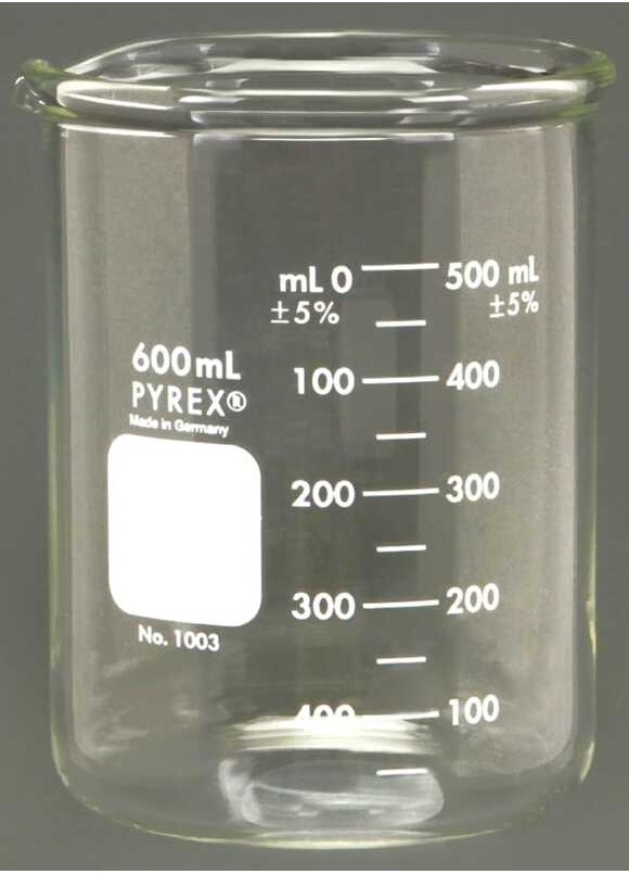 600ML Original PYREX beaker glass high borosilicate heat resistant ...