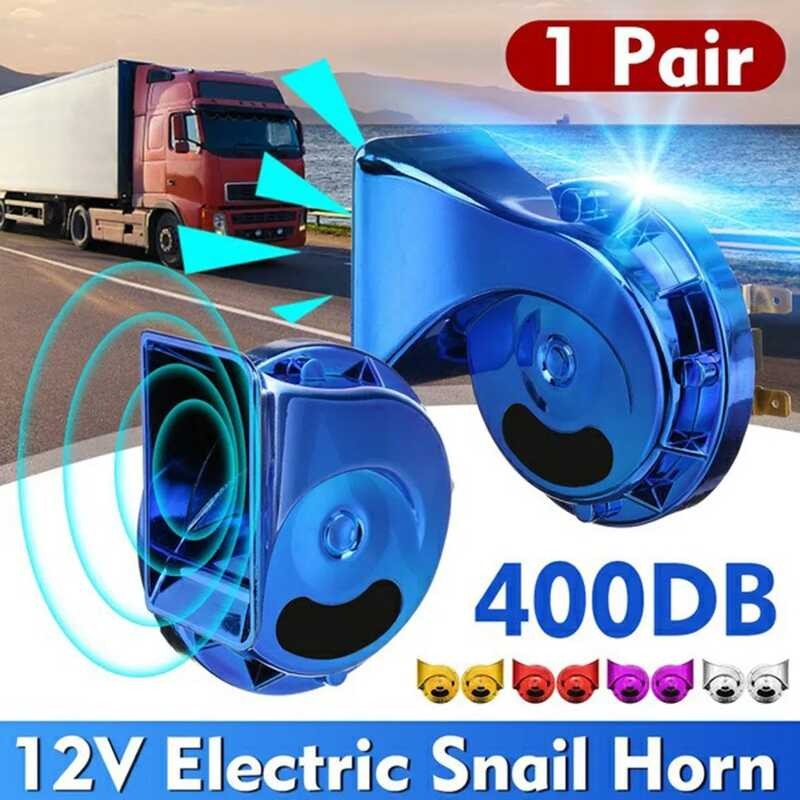 ZXH 12V 300Db Electric Snail Horn Universal Super Loud Waterproof Car ...