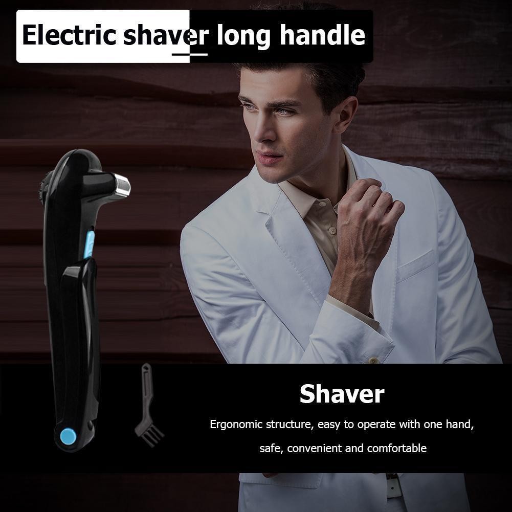 Men Cordless Body 180 Degrees Foldable Adjustable Back Shaver Battery ...