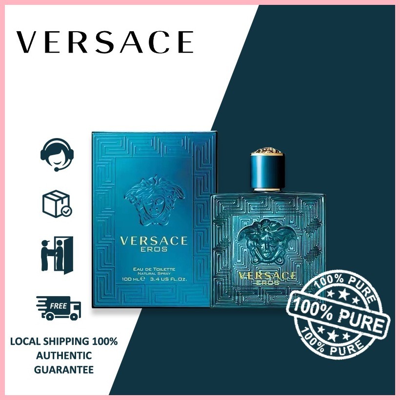 Versace Eros For Men Perfume EDT/EDP 100ml EAU DE TOILETTE Oil Based ...