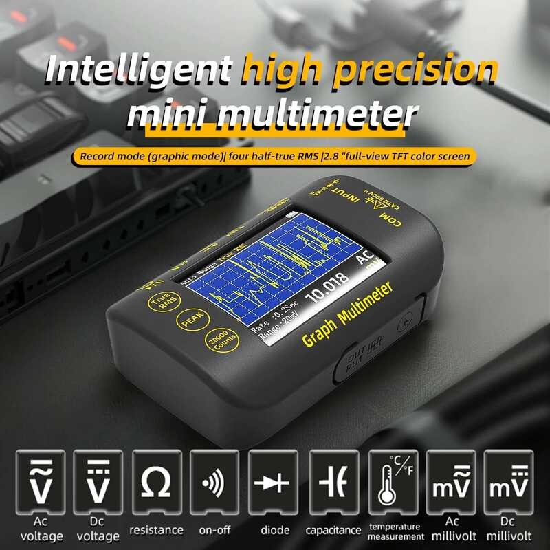 14 Intelligent 1 Digital Multimeter 20000 Counts Voltage Real-Time ...