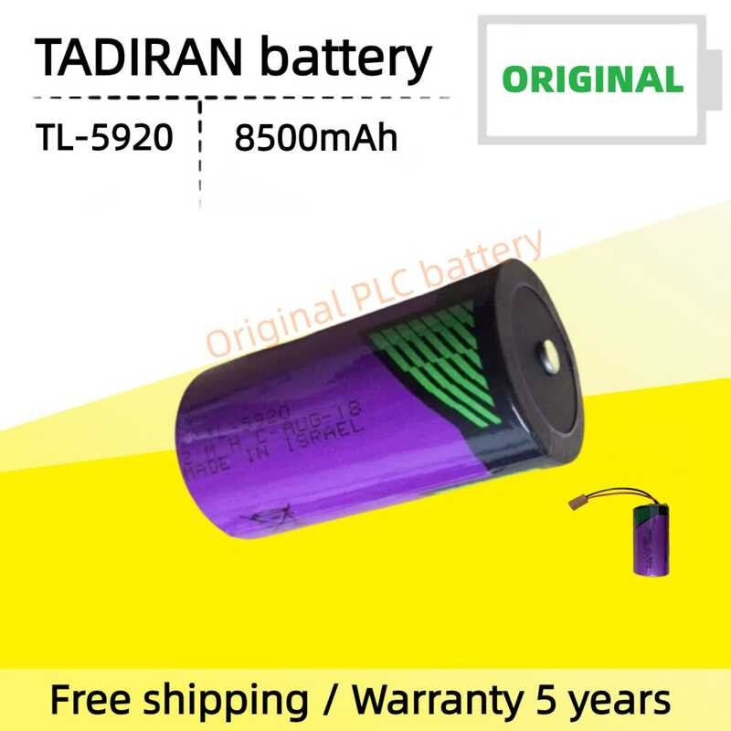 battery Tadiran TL-5920 3.6V No. 2 Siemens plc Industrial control ...