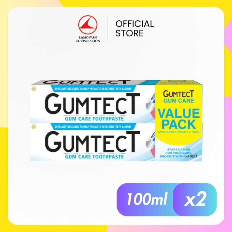 [Bundle Of 2] Gumtect Gum Care Toothpaste Value Pack 100Ml | Shopee ...