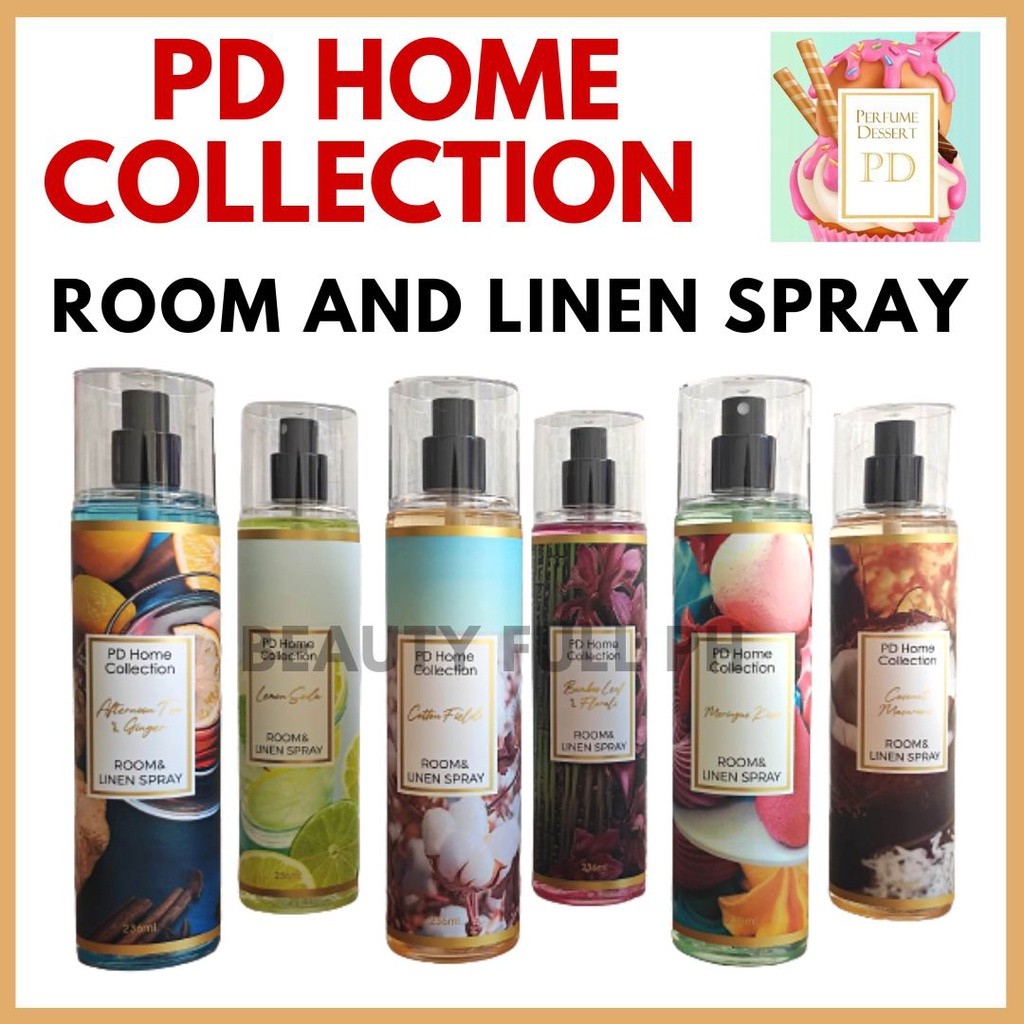 ( W/ FREEBIE ) PERFUME DESSERT LONDON ROOM & LINEN SPRAY 236ML PD HOME ...