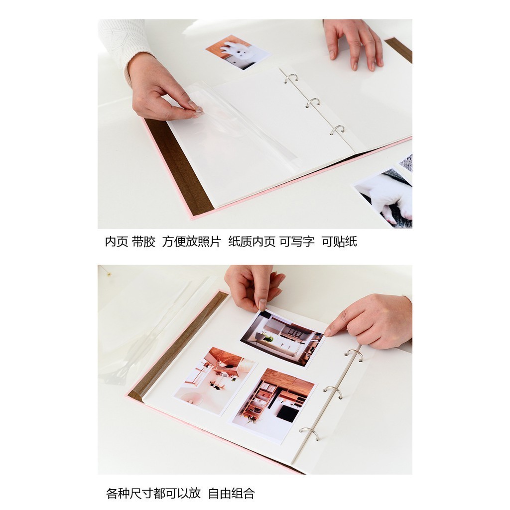 DIY Self-Adhesive Inner Page DIY 3-inch Photo Album, Children's Growth ...