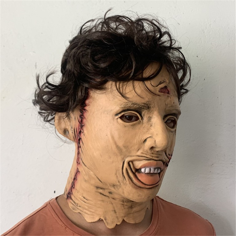 Chainsaw Texas The Massacre Horror Movie Latex Mask For Cosplay ...