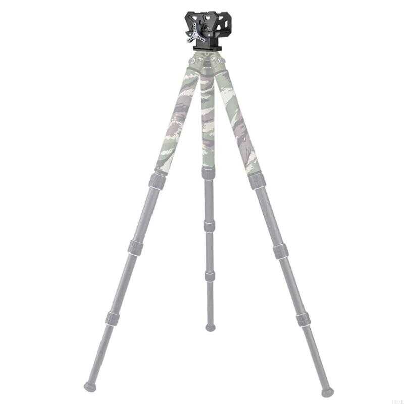 GFSGR Hunting Shoot Tripod Stick Head Clamp Wide Bipod Clamp Stand ...