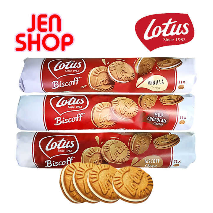 Lotus Biscoff Sandwich Biscuits 110G – Belgian Speculoos Cookies With ...
