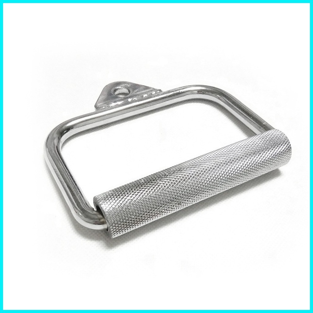 Gym single D Handle grip Pull Down Cable Attachment Non-Slip Tricep ...