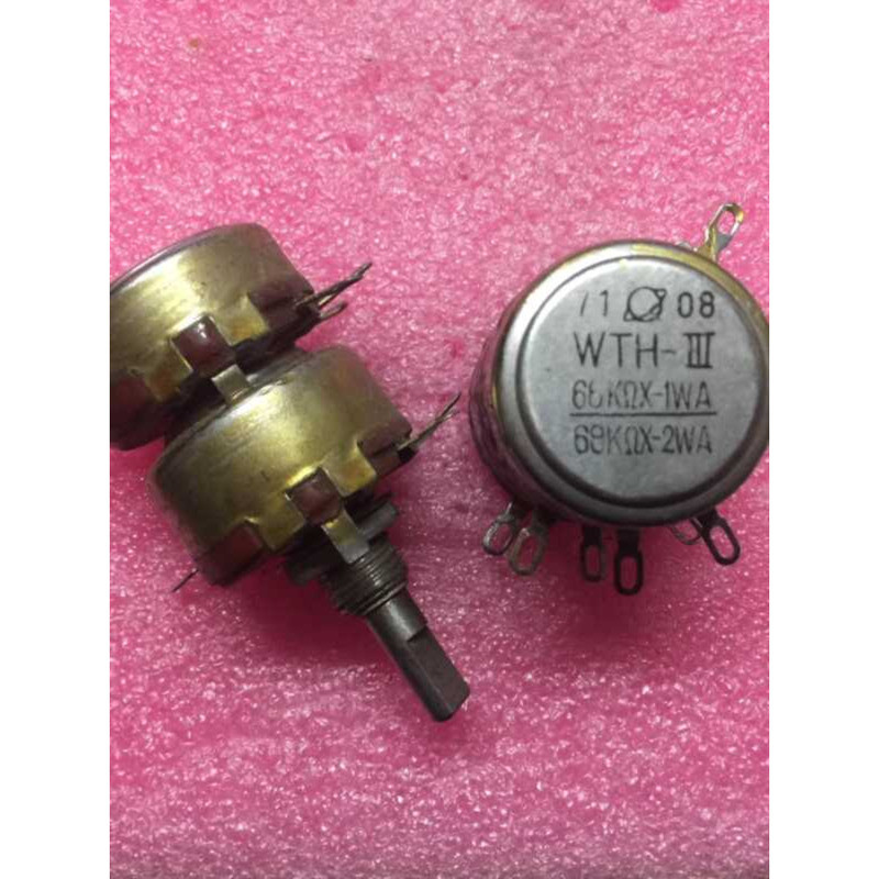 WTH118 Dual Potentiometer WTH-47K-1W WTH-68K-1W WTH-100K-1W Old Parts ...
