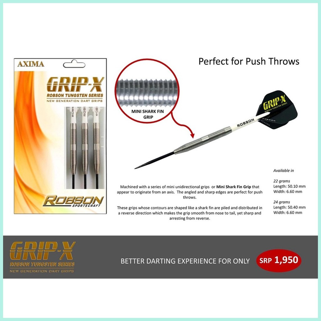 ROBSON GRIP-X Tungsten Dart Pins | Shopee Philippines
