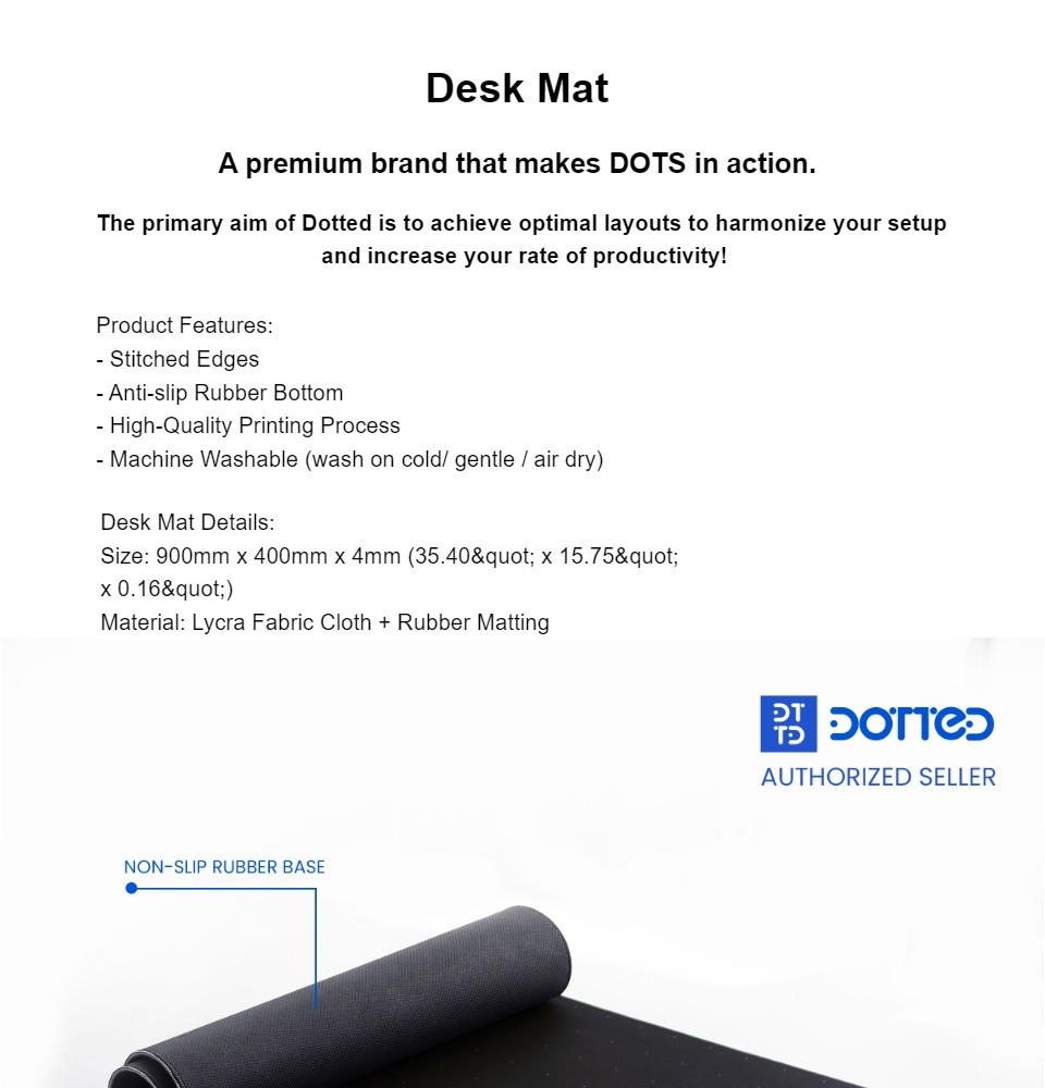 Dotted Desk Pad (XL) | Shopee Philippines