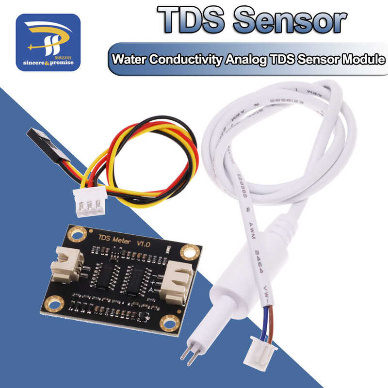 Conductivity Analog TDS Sensor Module Tester Liquid Detection Water ...