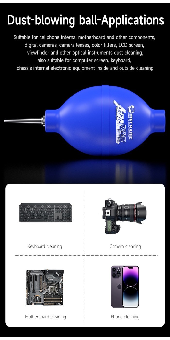 MECHANIC A130 2in1 Phone Repair Dust Cleaner Air Blower Ball Dust ...