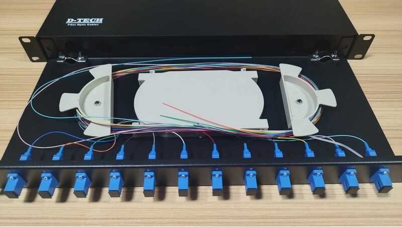 LY D-TecH ODF 12-Port OpticAl DiStribution FrAme 12 Core WitH 12PcS Sc ...