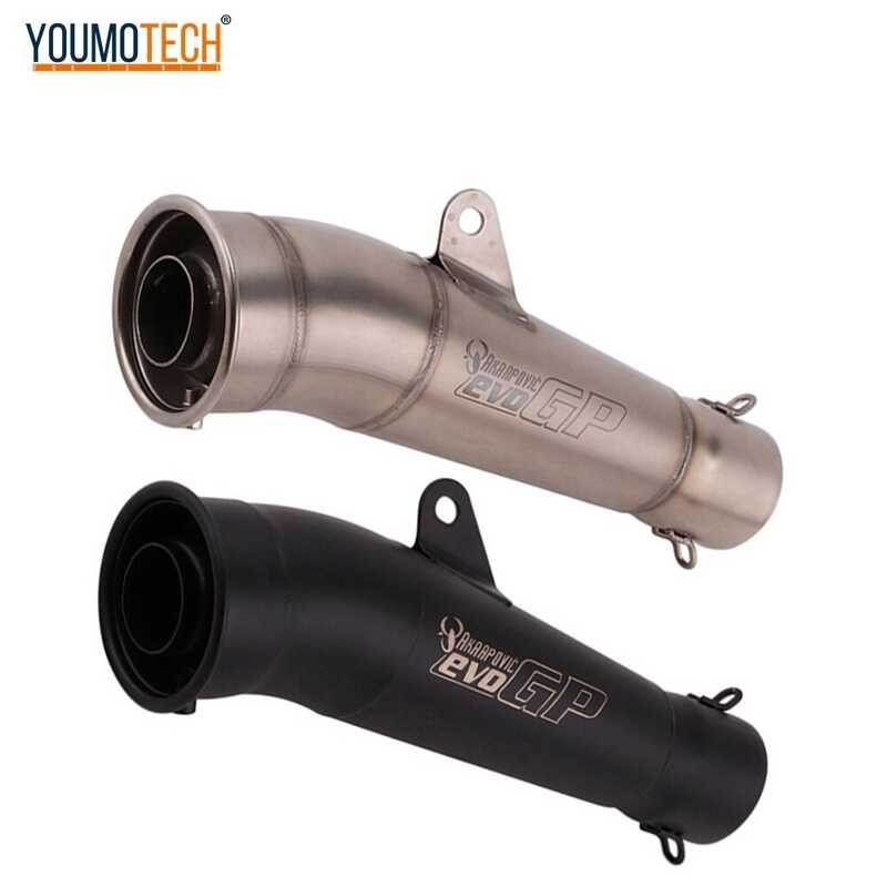 ╰つ Inlet Motorcycle 2Inches Muffler Exhaust Canister Tail PIPE Vent ...