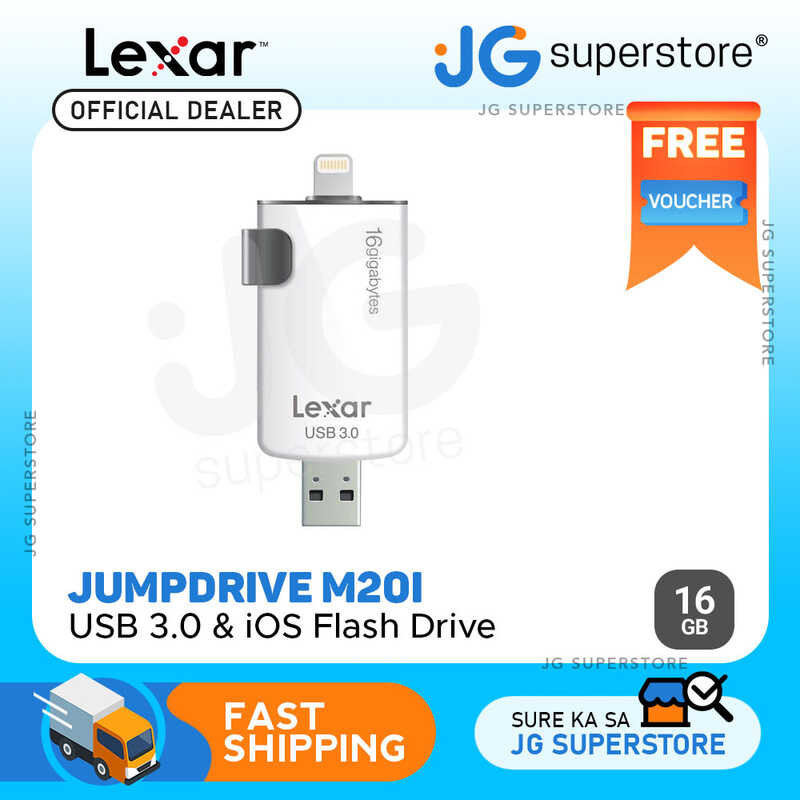 Jumpdrive Lexar 16Gb M20i USB 3.0 Flash Drive Para Sa Iphone, Ipads ...