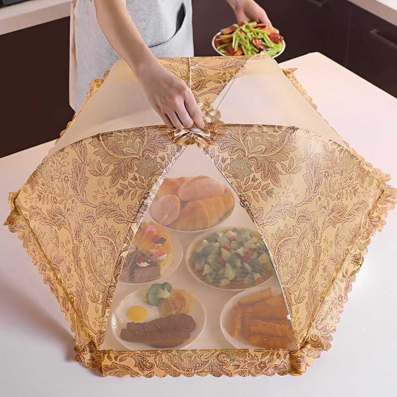 Kitchen COD Mesh Umbrella Foldable Pop Up Net Table Fly Cover Food ...