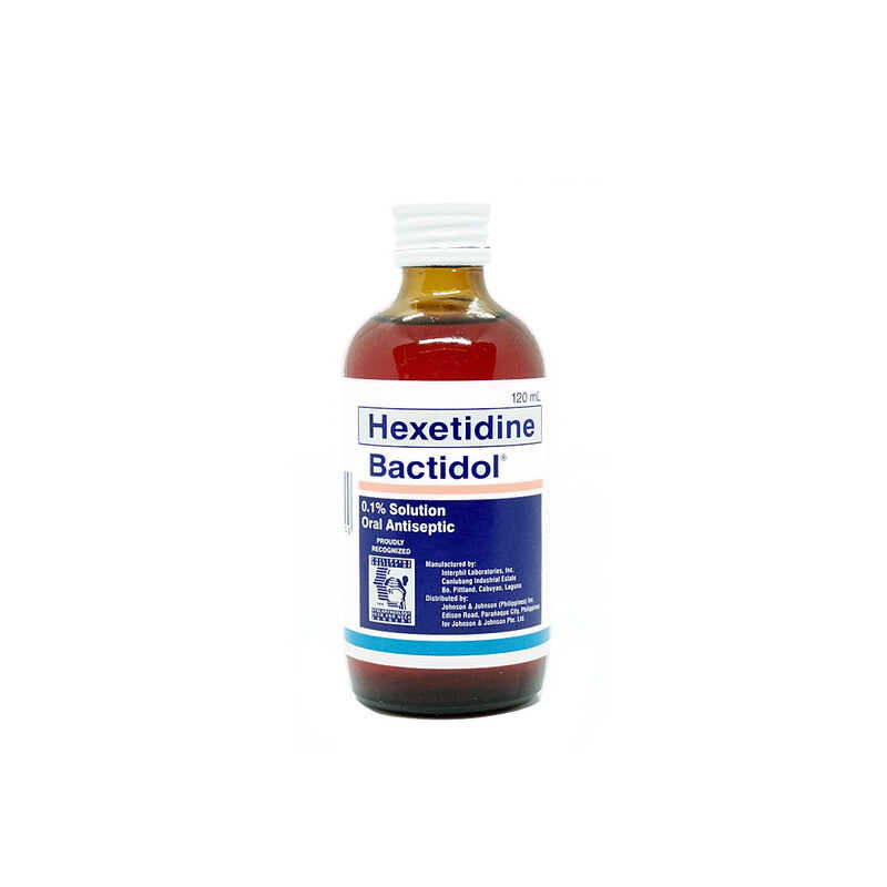 Hexetidine COD Bactidol 120ml 0.1% Solution Oral Antiseptic quality ...