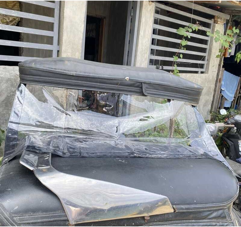 PLASTIC ALULOD Para sa Tricycle PANGGILID na may Leather Lining ...