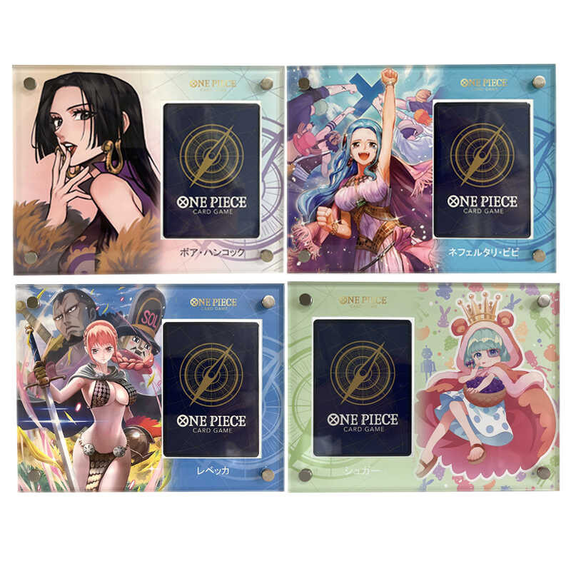 New ONE PIECE Nami Uta Roronoa Zoro Collection Card Acrylic Frame ...